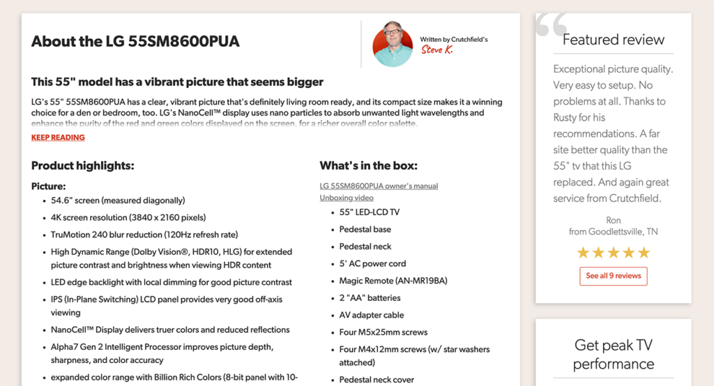 17 Product Page Best Practices (with examples) - CommerceGurus