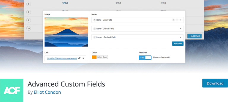 Add custom fields to WooCommerce Products using ACF