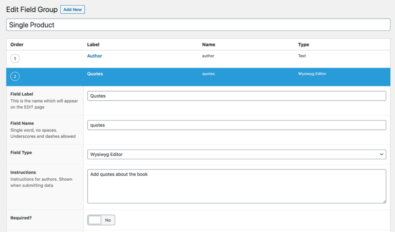 Add Custom Fields To Woocommerce Products Using Acf