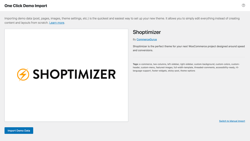 Shoptimizer WooCommerce Theme Install Guide including Video!
