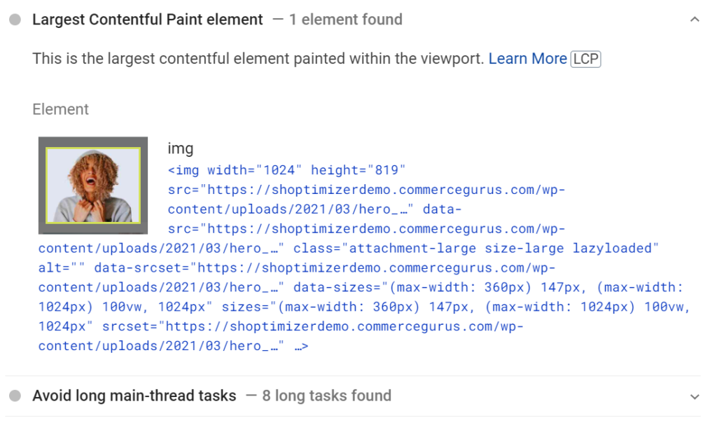How to fix the Largest Contentful Paint (LCP) element - CommerceGurus