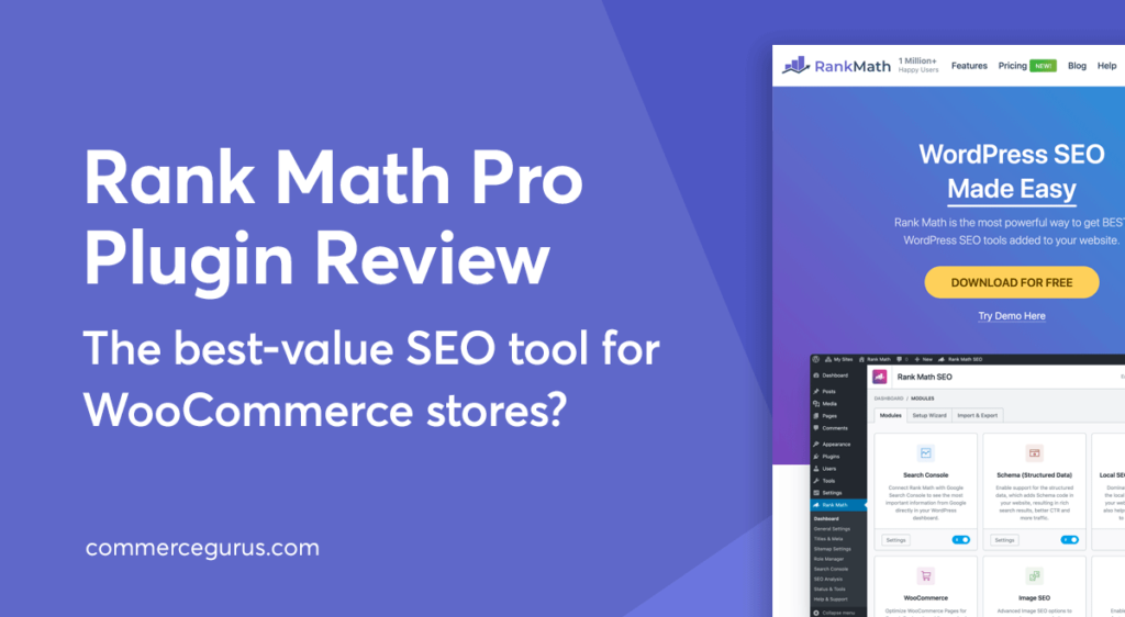 Rank Math Pro Review - The Best SEO Plugin for WooCommerce Stores ...
