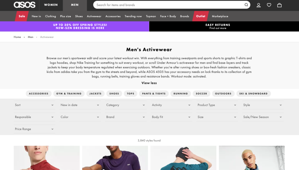 eCommerce Listings Pages - We Look At 10 Top Examples