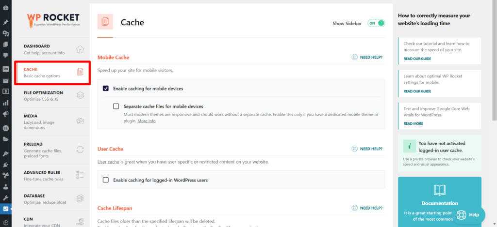 Configuring WP Rocket with the Shoptimizer WooCommerce theme
