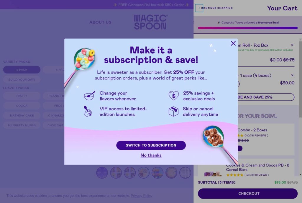 20+ High-Converting Examples of eCommerce Popups