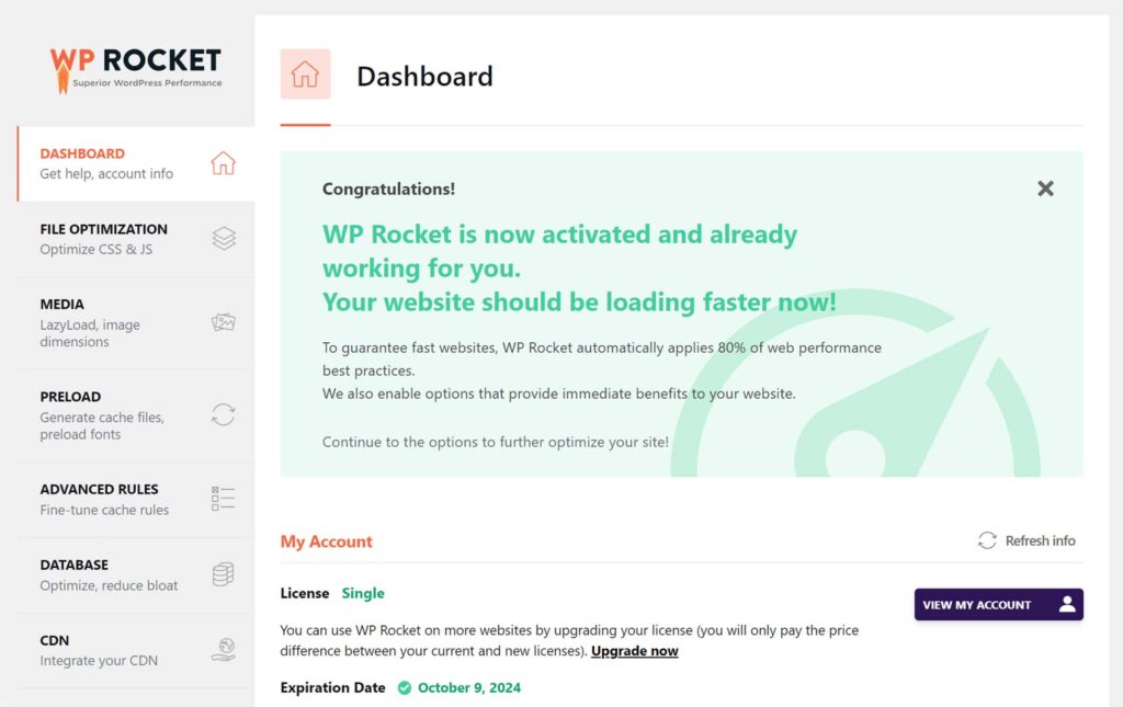 WP Rocket Review - Improve WordPress Performance With Ease - CommerceGurus