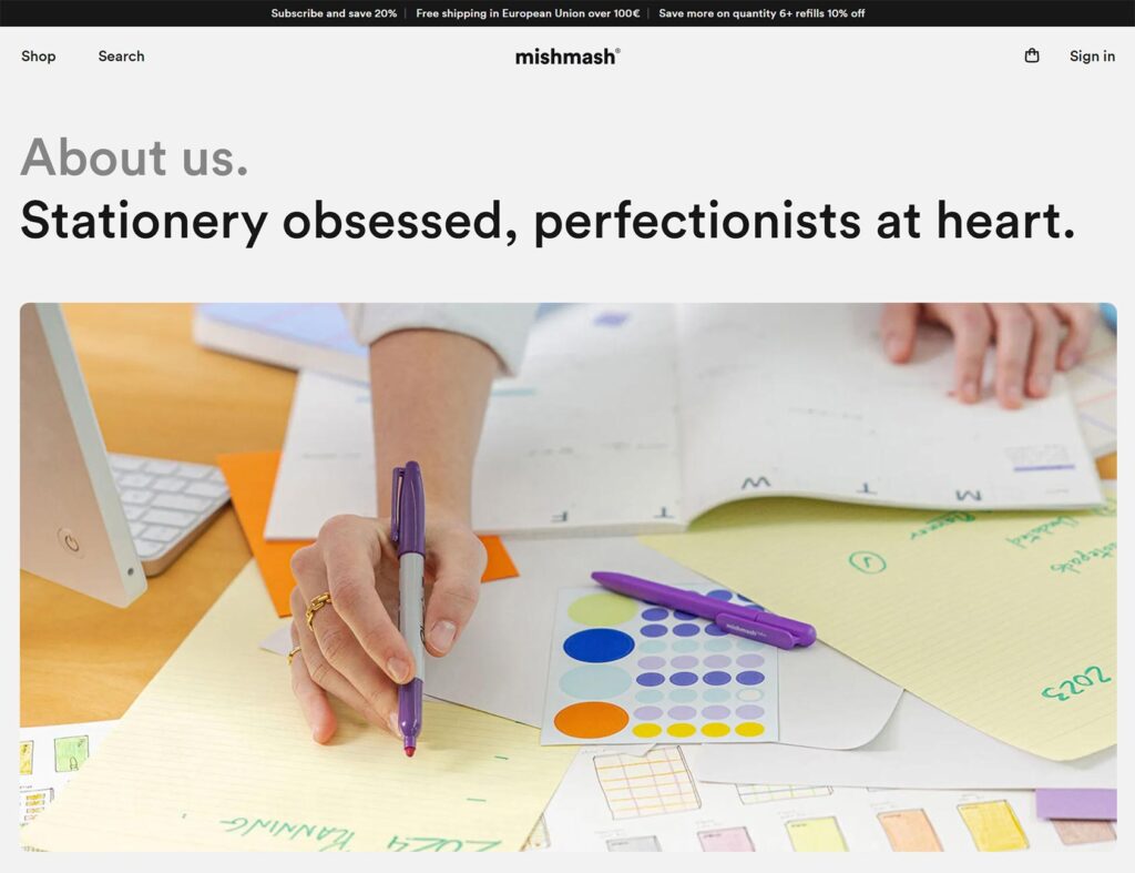 12 Inspiring "About Us" Examples From eCommerce Stores - CommerceGurus