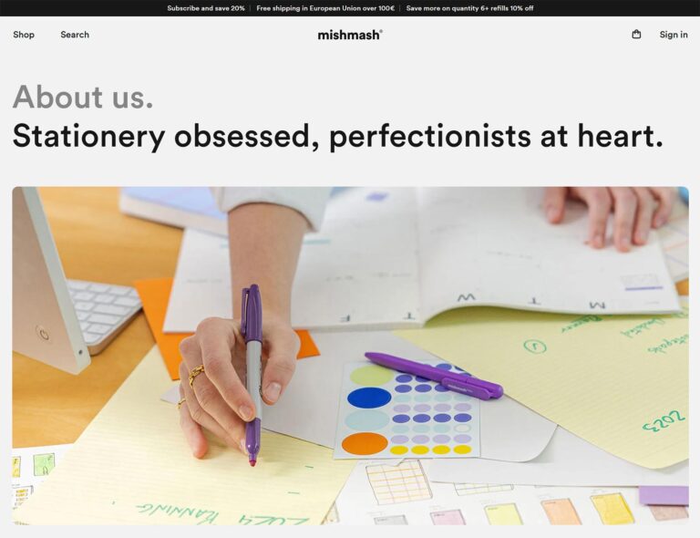 12 Inspiring "About Us" Examples From eCommerce Stores - CommerceGurus